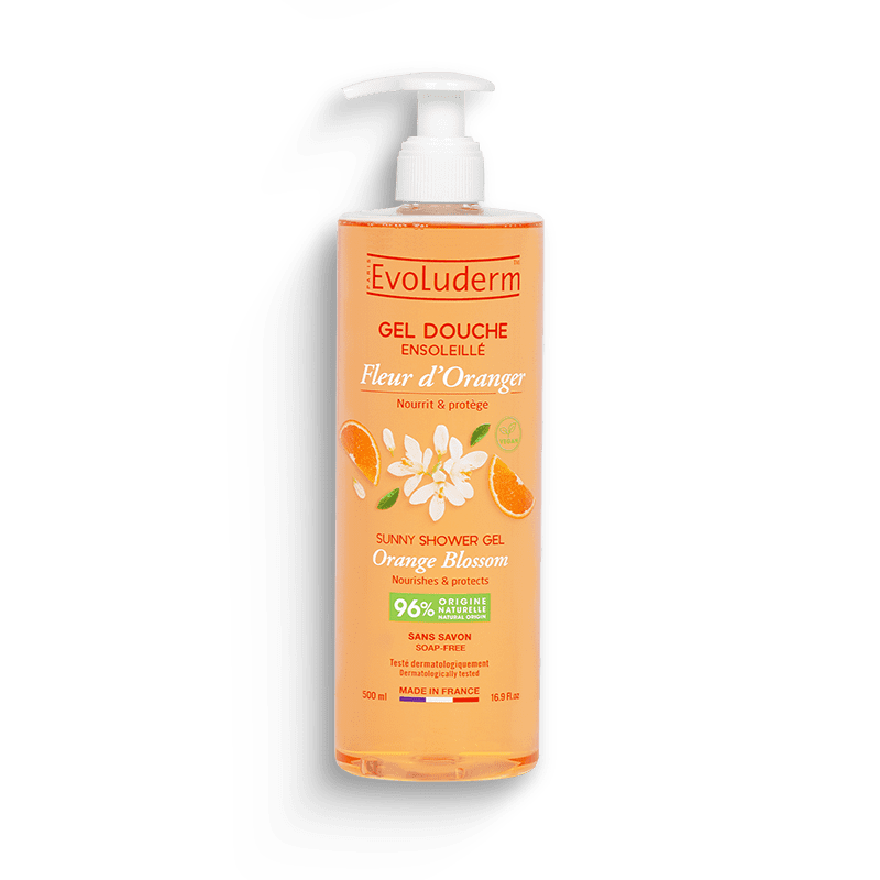 Gel Douche Fleur D’Oranger Ensoleillé – Evoluderm